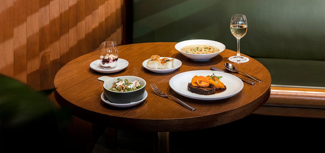 Elevated lounge dining experience with Rosewood